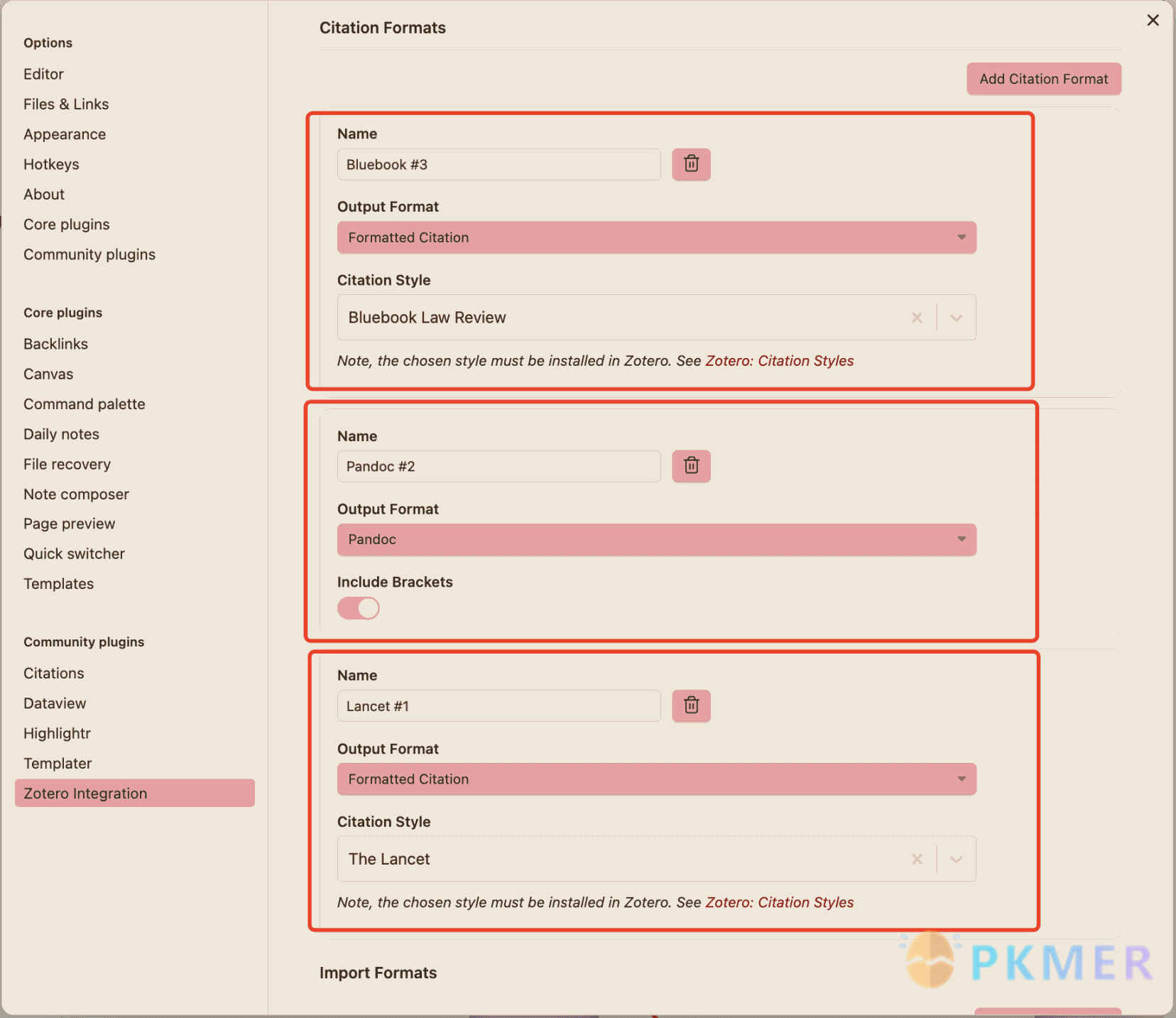 如何运用 Obsidian 和 Zotero 的插件配置整理文献管理实现阅读笔记